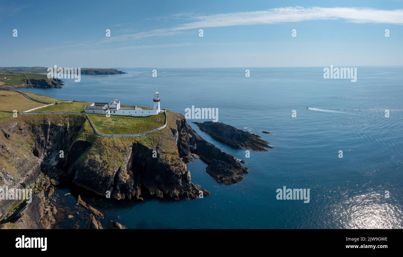A view of the Galley Head Lighthouse in County Cork Stock Photo - Alamy