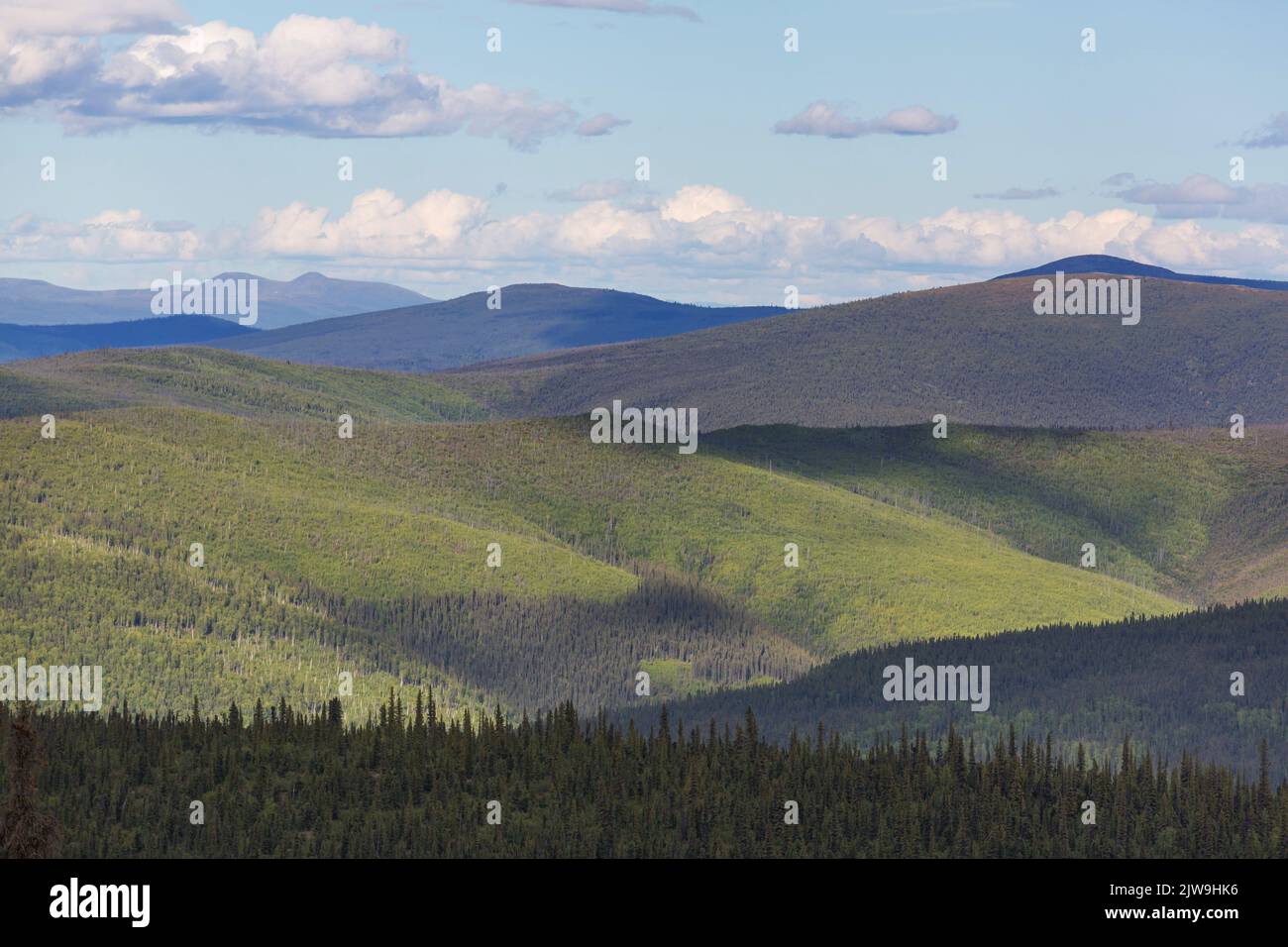 Tundra landscapes above Arctic circle Stock Photo - Alamy