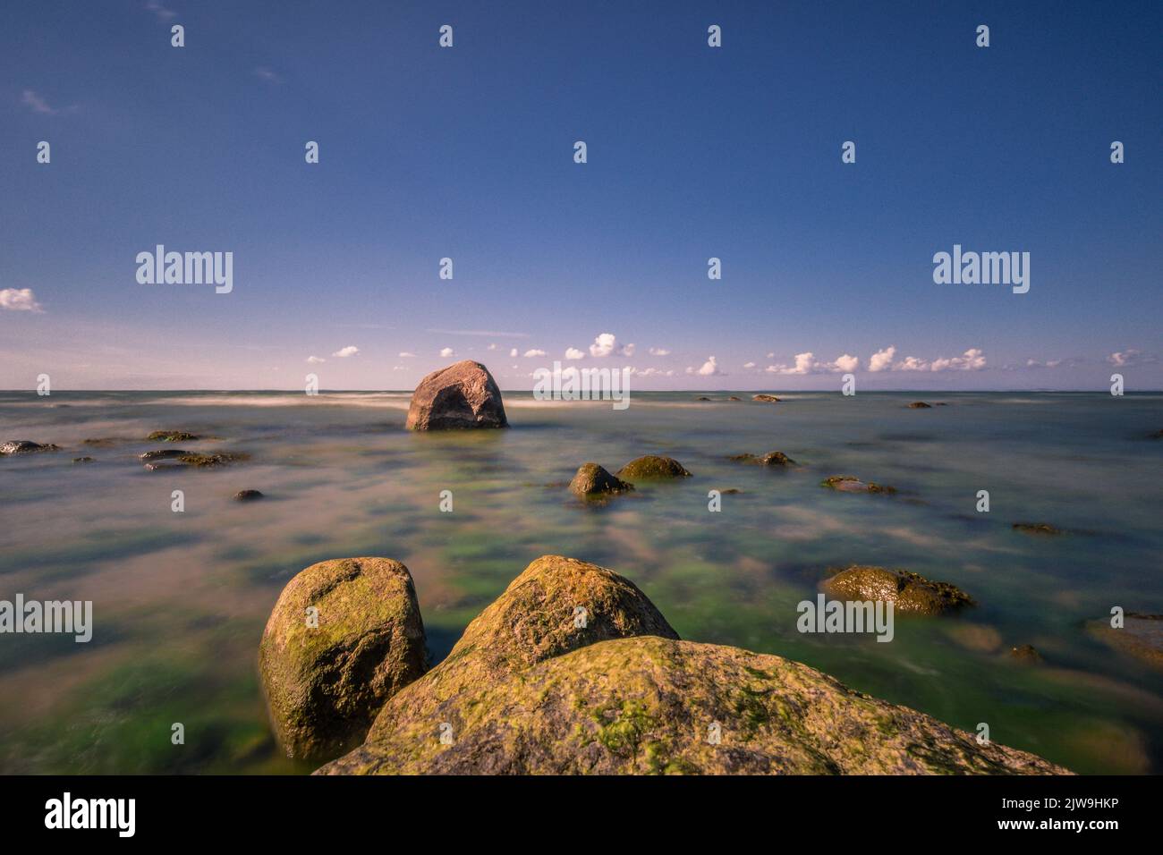 large rocks in the water Stock Photo - Alamy