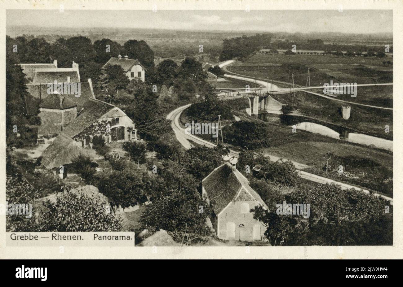 Grebbe Rhenen. Panorama. "Recto, L.O Stock Photo - Alamy