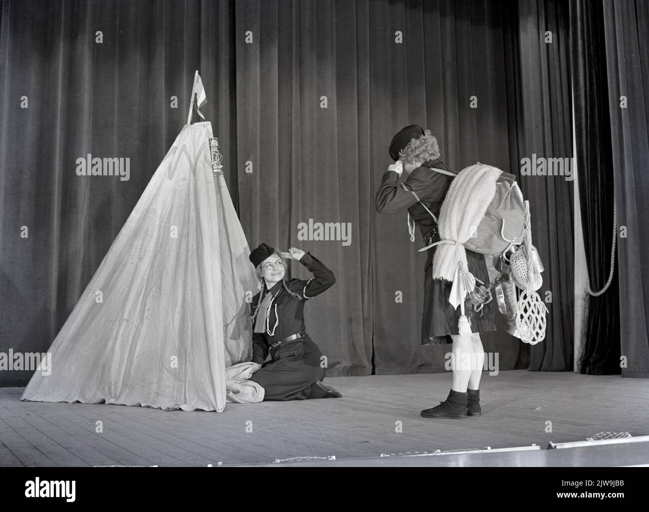 Image of a scene from the program "ABC Expres" of the ABC cabaret Stock ...