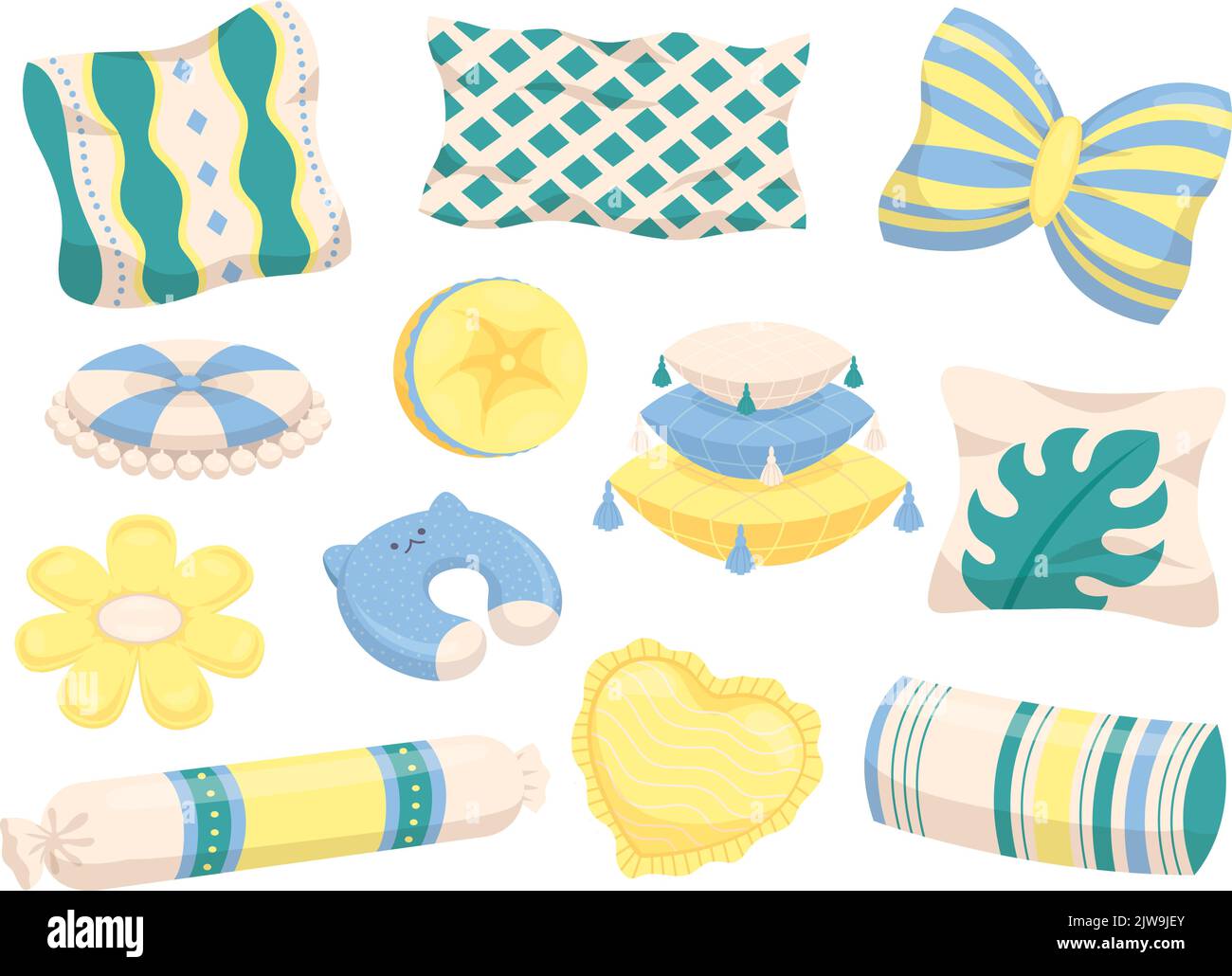 Cartoon pillow hi-res stock photography and images - Alamy