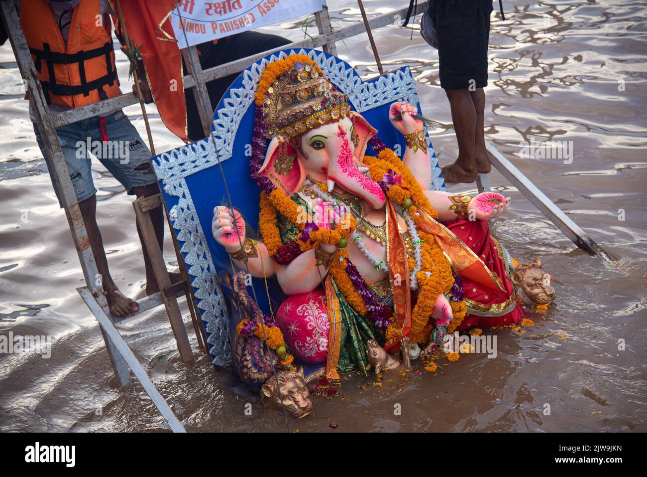 Bangkok, Thailand. 04th Sep, 2022. A statue of the Hindu god Lord ...