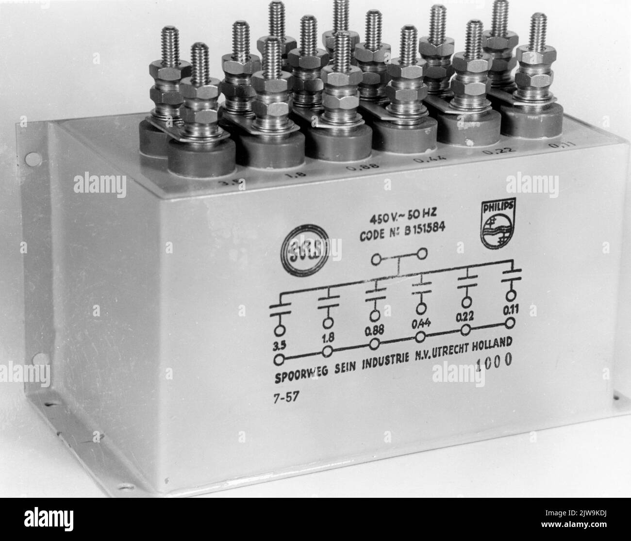 Image of a capacitor of the N.S. in Culemborg.n.b. The photo is part of ...