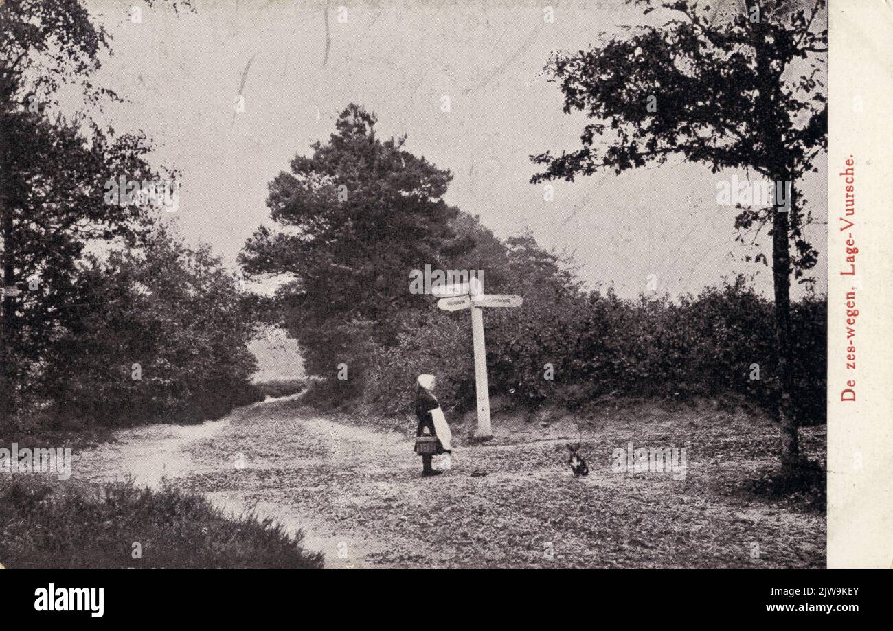 The six roads, low-fire. recto Stock Photo - Alamy