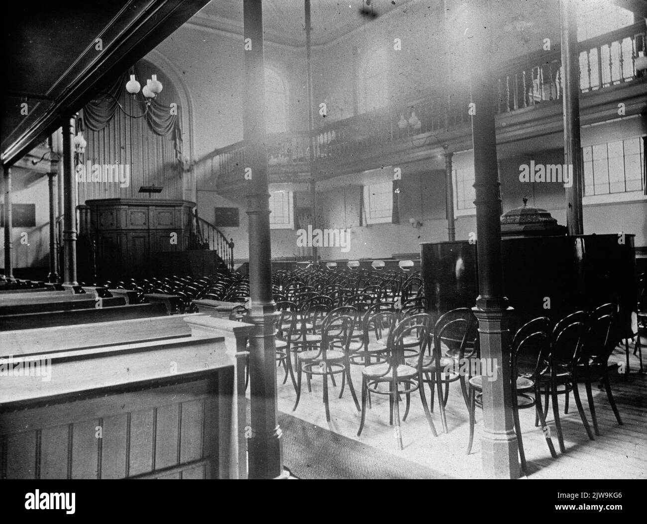 Interior of the building of the Nederlandsche Protestantenbond ...