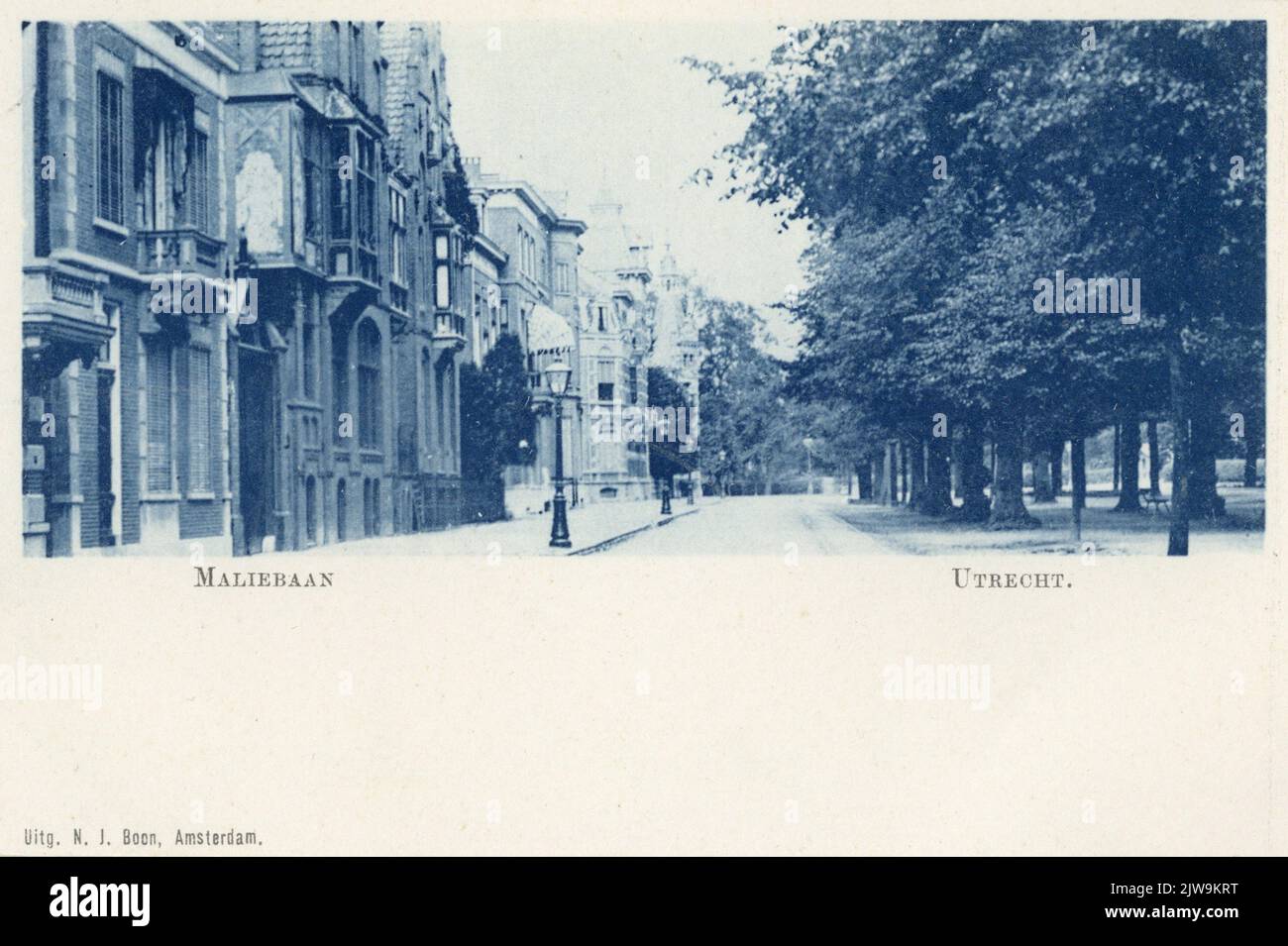 View in the Maliebaan in Utrecht Stock Photo - Alamy