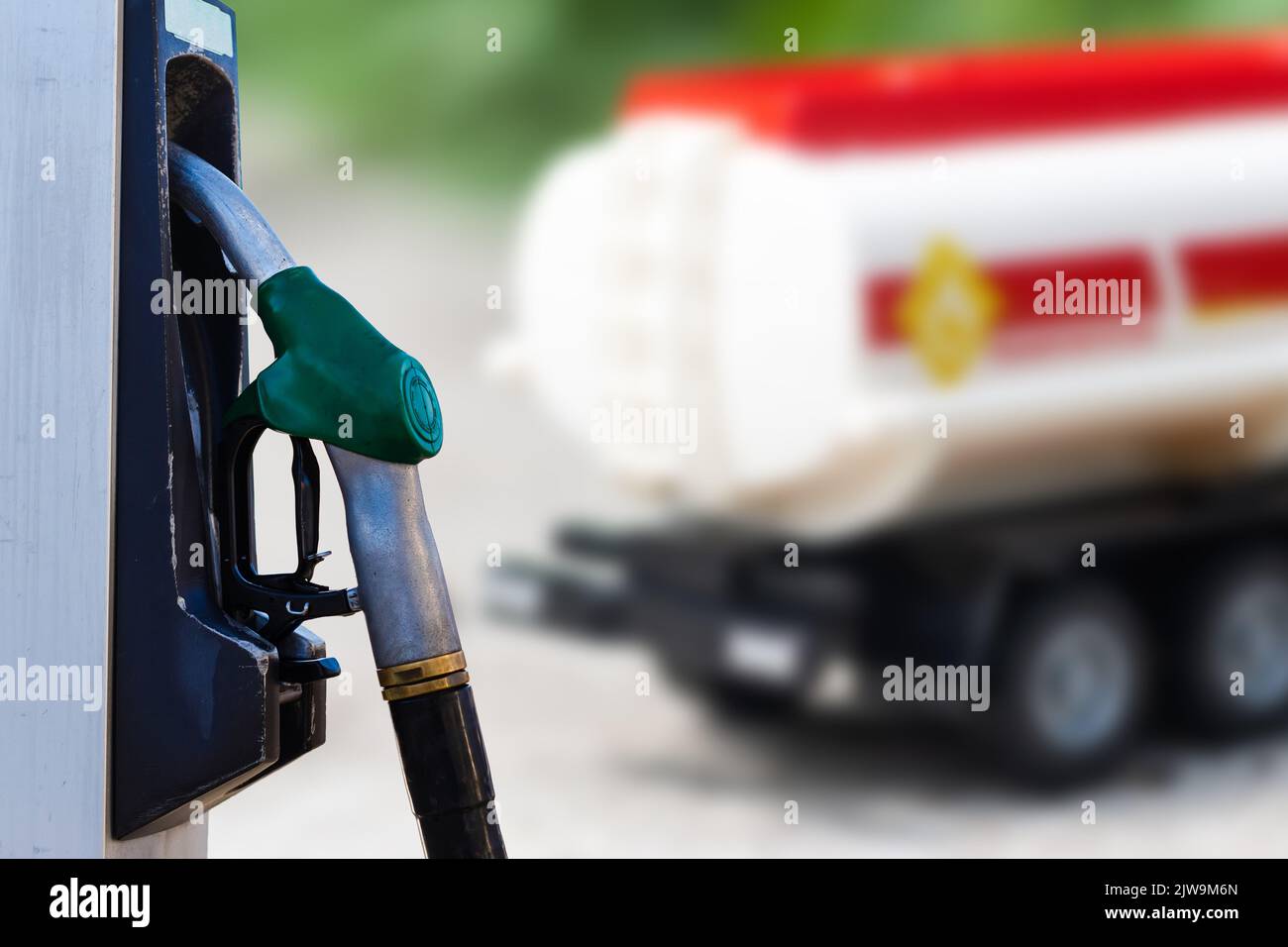 fuel pump at a gas station Stock Photo - Alamy