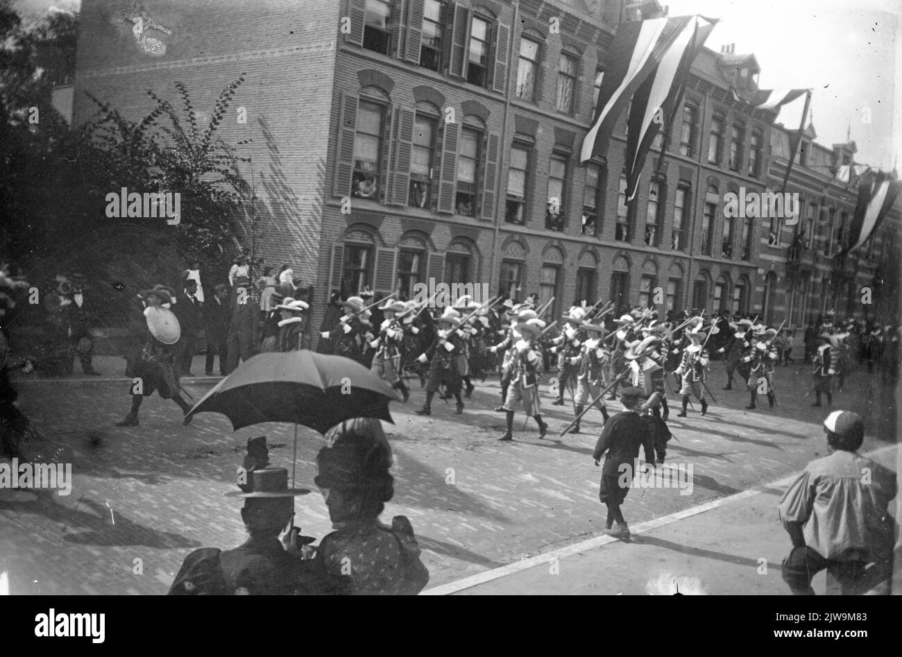 Image of the historic procession through the Ramstraat in Utrecht on ...