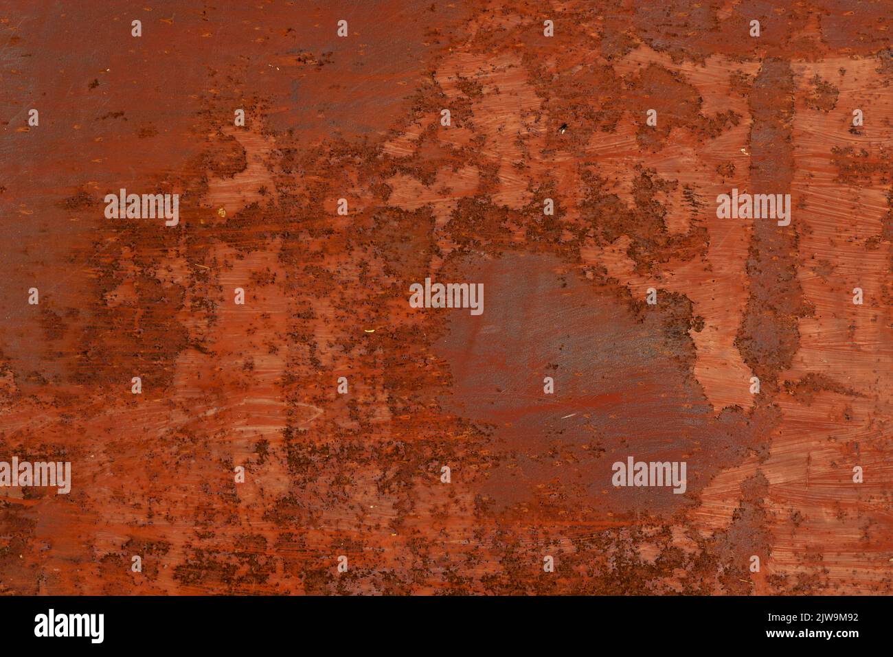 Grunge rusty orange brown metal corten steel panel background texture ...