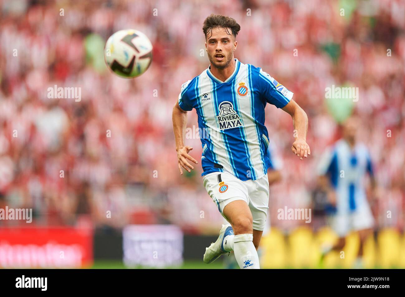 Javi Puado of RCD Espanyol during the La Liga match between Athletic ...