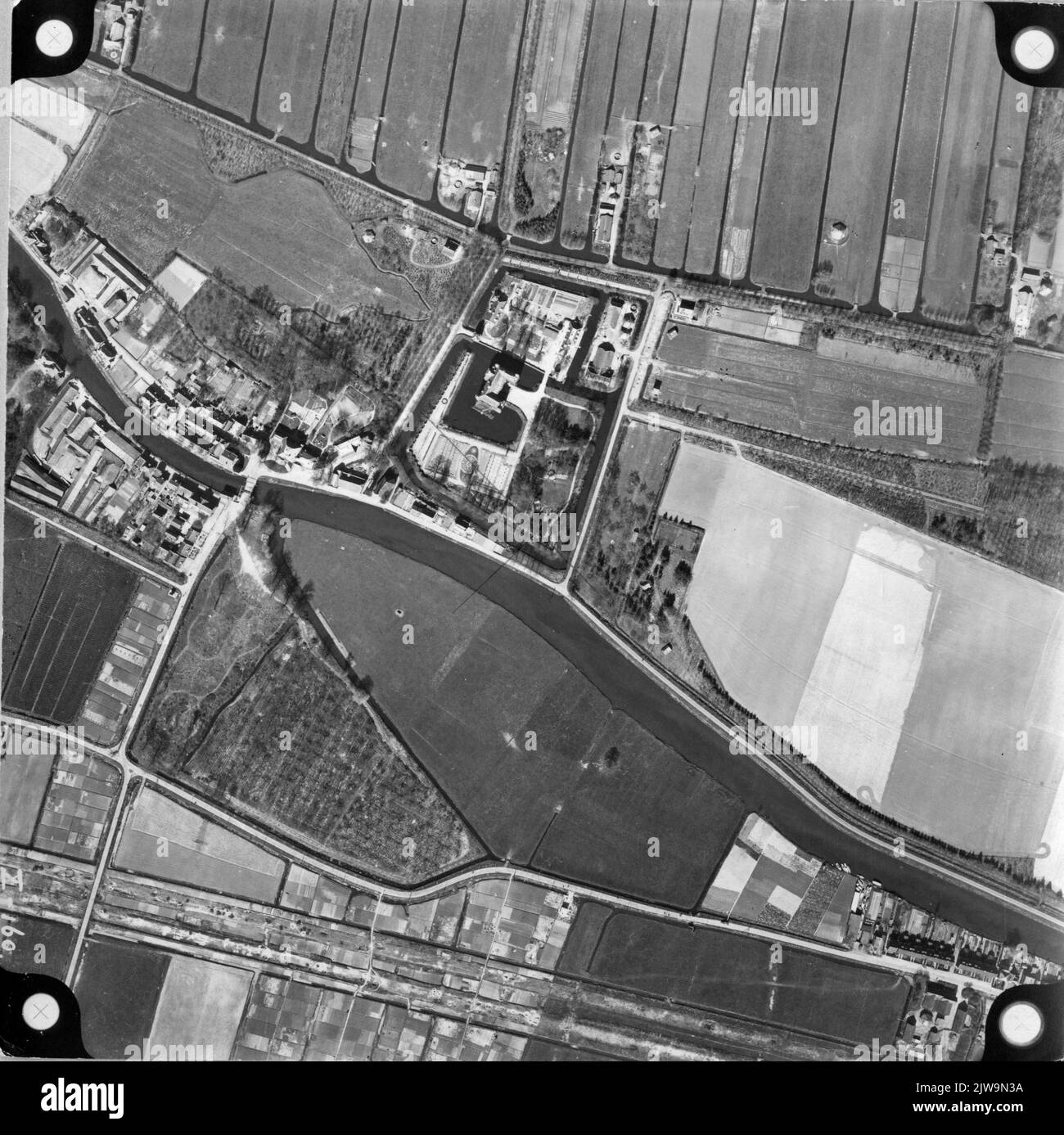 Vertical aerial photo of Slot Zuylen and Oud-Zuilen and surroundings in ...