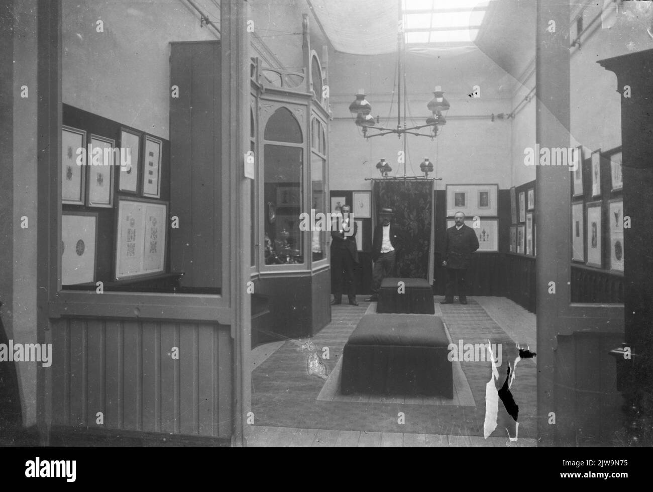 Interior of the exhibition hall of the Association for Art (Nobelstraat ...