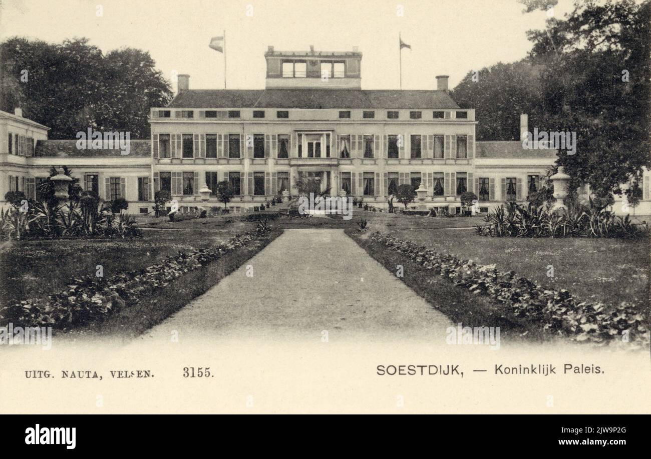 Soestdijk, --- Royal Palace Recto Stock Photo - Alamy