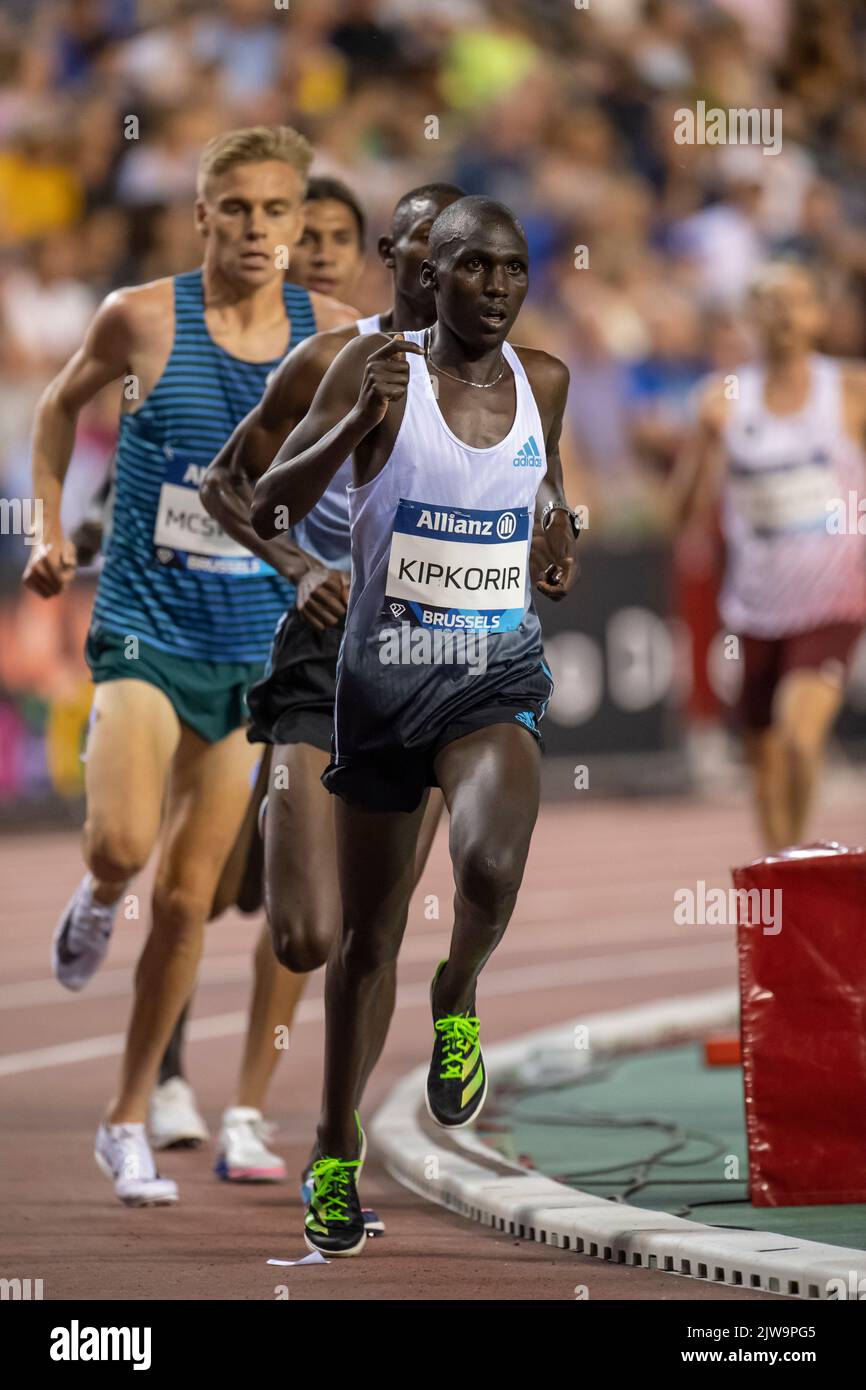Nicholas Kipkorir Kimeli of Kenya competing in the men's 5000m during ...