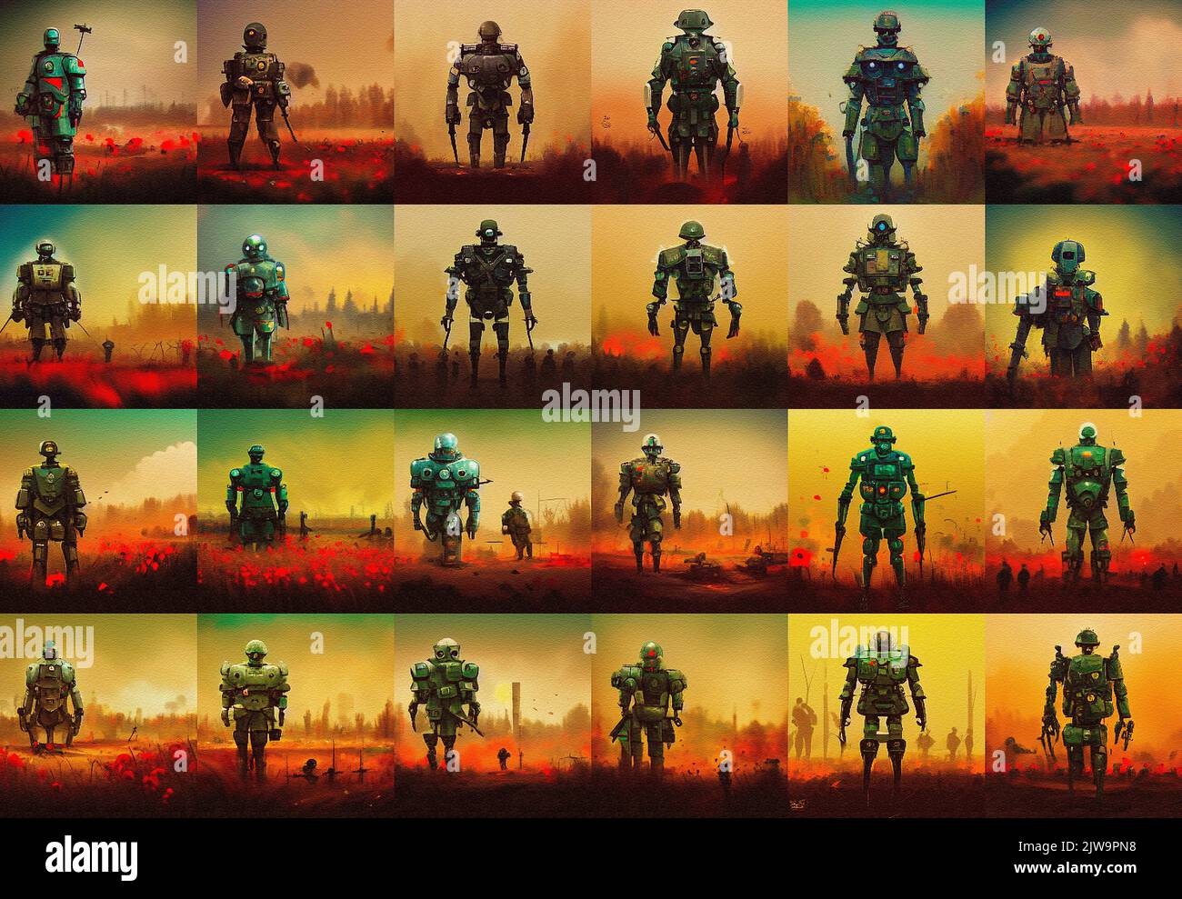 Illustration of an alien warrior hi-res stock photography and images ...