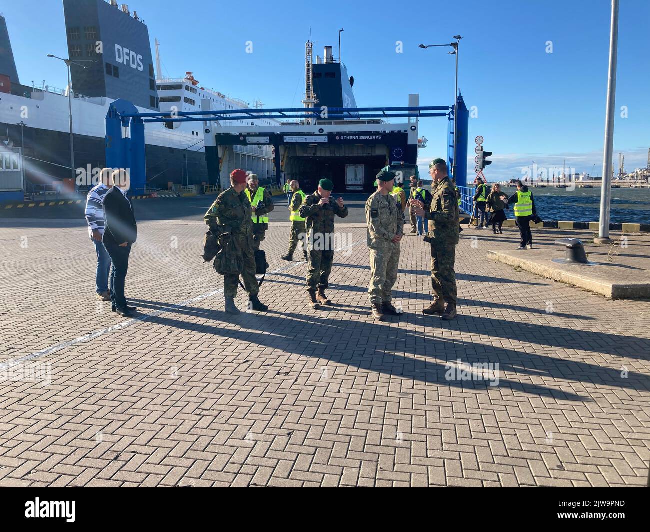 Klaipeda, Lithuania. 04th Sep, 2022. German Brigadier General Christian ...