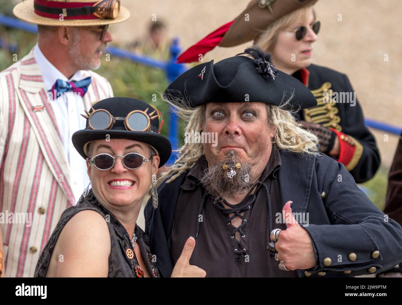 Steampunk event, Eastbourne, East Sussex, UK Stock Photo - Alamy