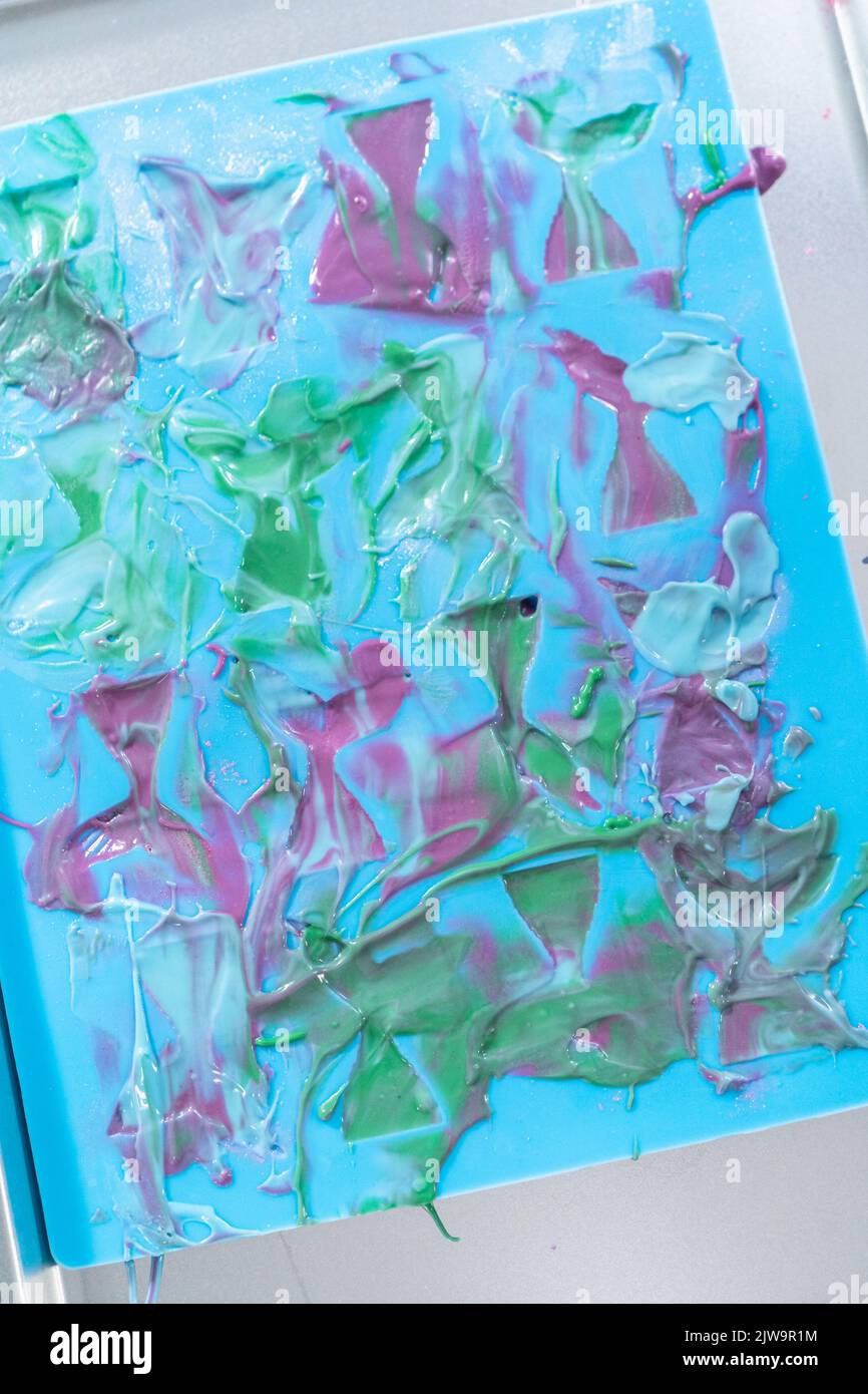 Chocolate mermaid tails Stock Photo - Alamy