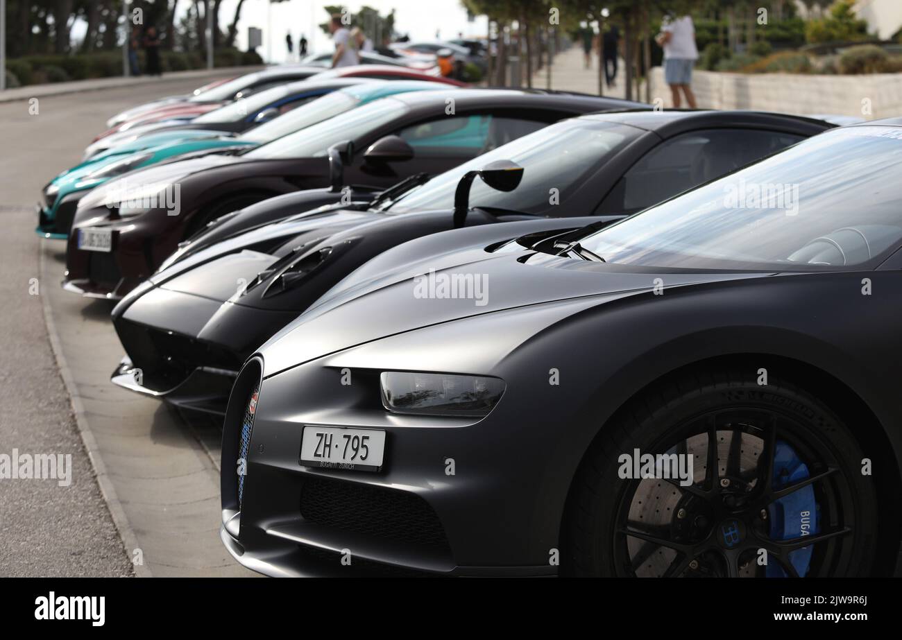 Supercars and Hypercars as part of the “Supercar Owners Circle Croatia ...
