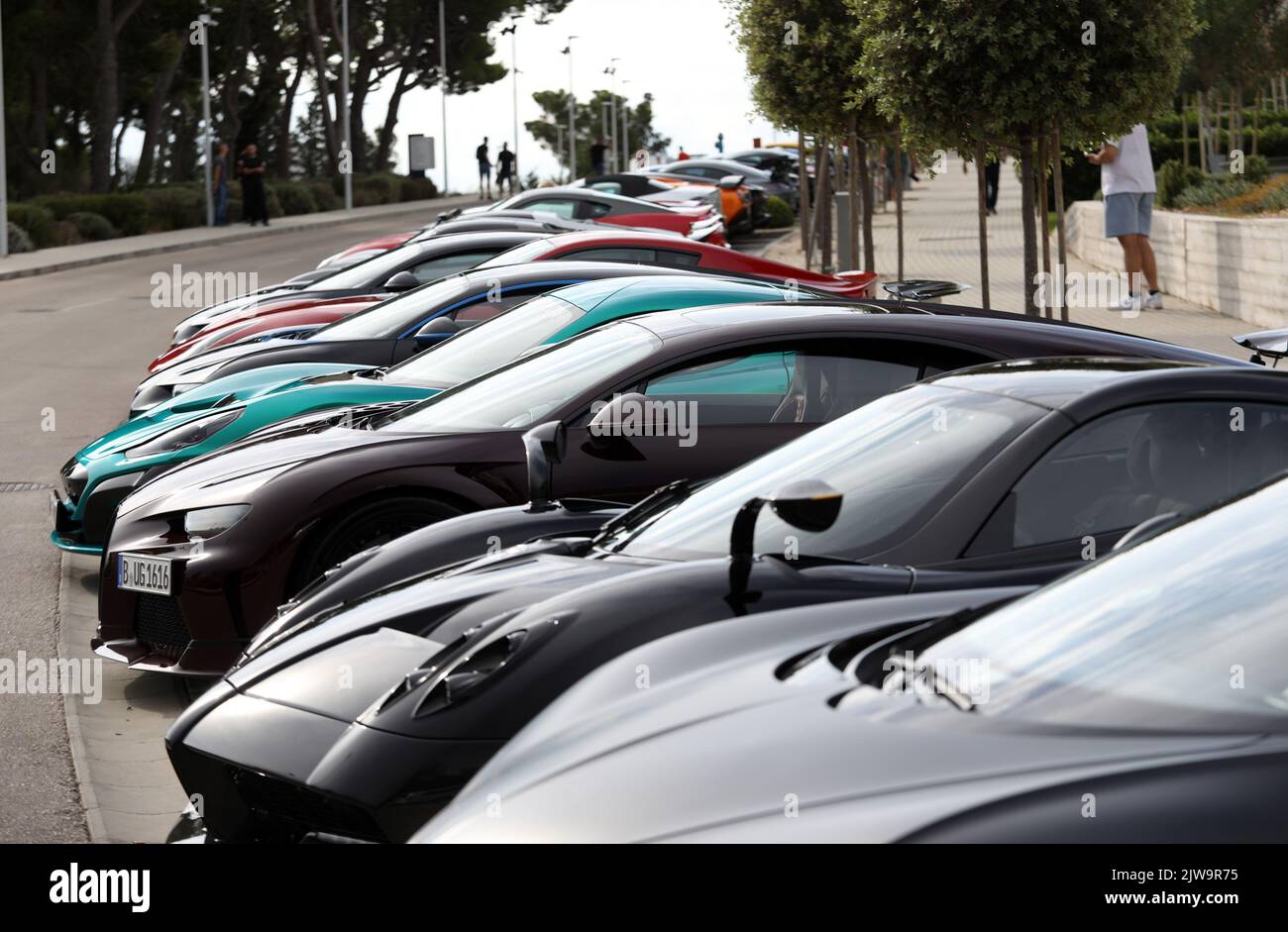 Supercars and Hypercars as part of the “Supercar Owners Circle Croatia ...