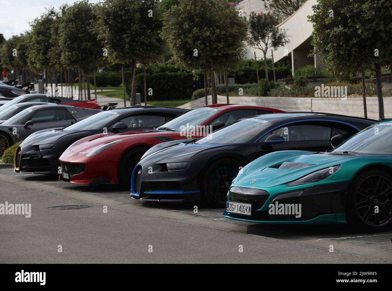 Supercars and Hypercars as part of the “Supercar Owners Circle Croatia ...