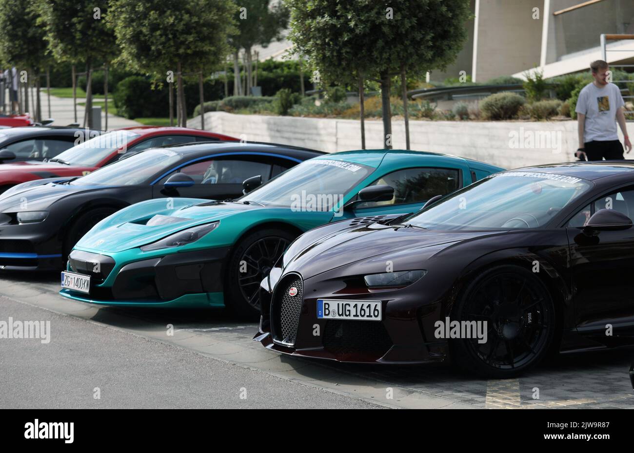 Supercars and Hypercars as part of the “Supercar Owners Circle Croatia ...