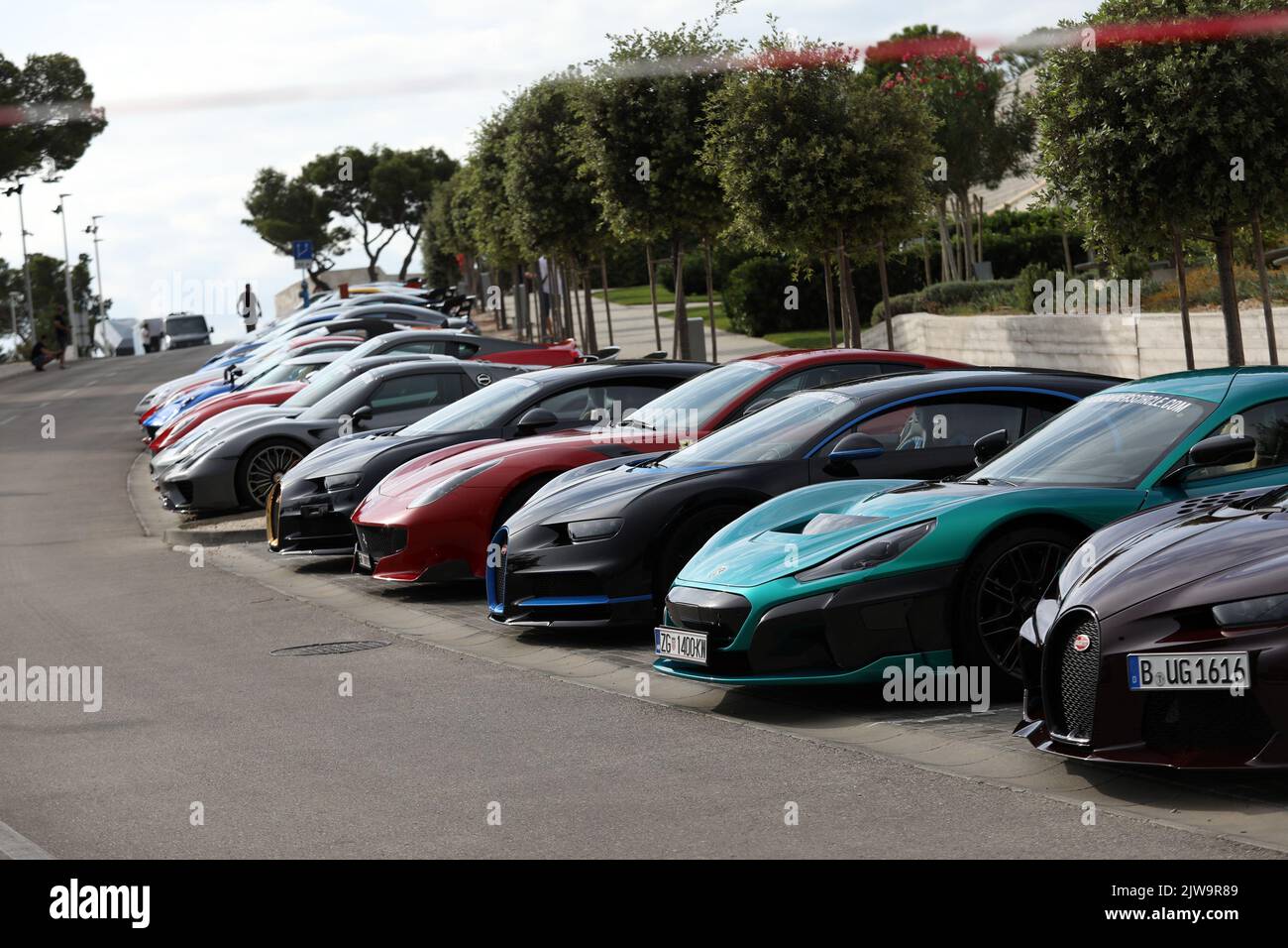 Supercars and Hypercars as part of the “Supercar Owners Circle Croatia ...