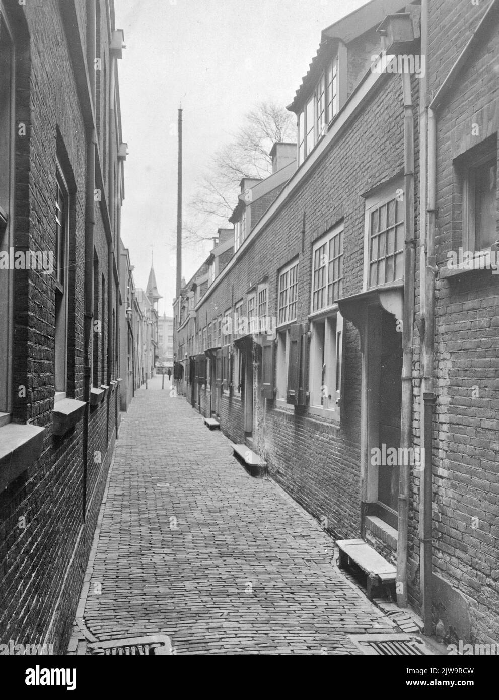 Face in the Zakdragerssteeg and the facades of the chambers of Jan van ...