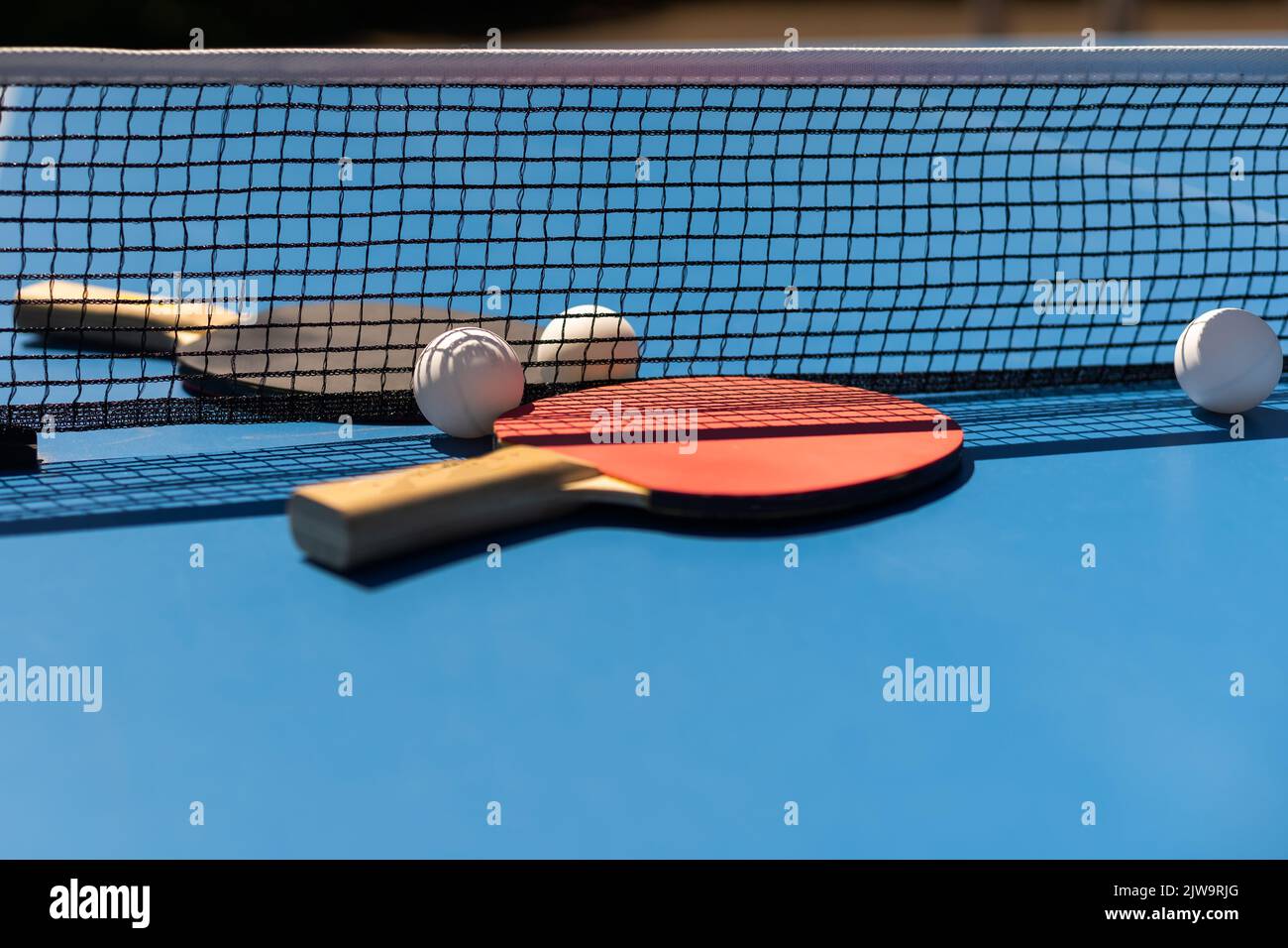 Table Tennis Ball and Bat Stock Photo - Alamy