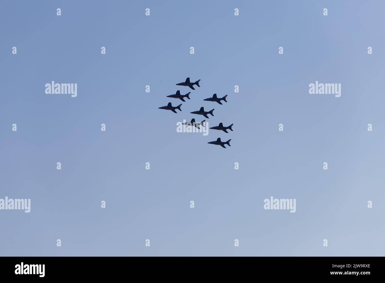 Patrouille de France aerobatics team, famous demonstration of French ...
