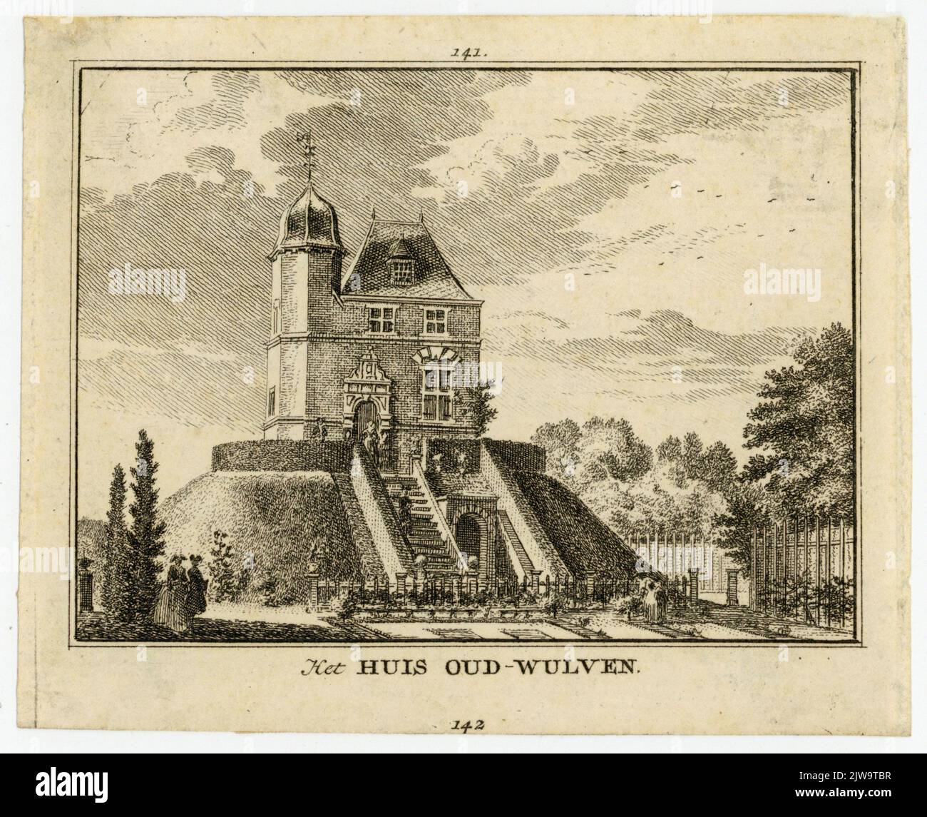 The Oud-Wulven house Stock Photo - Alamy