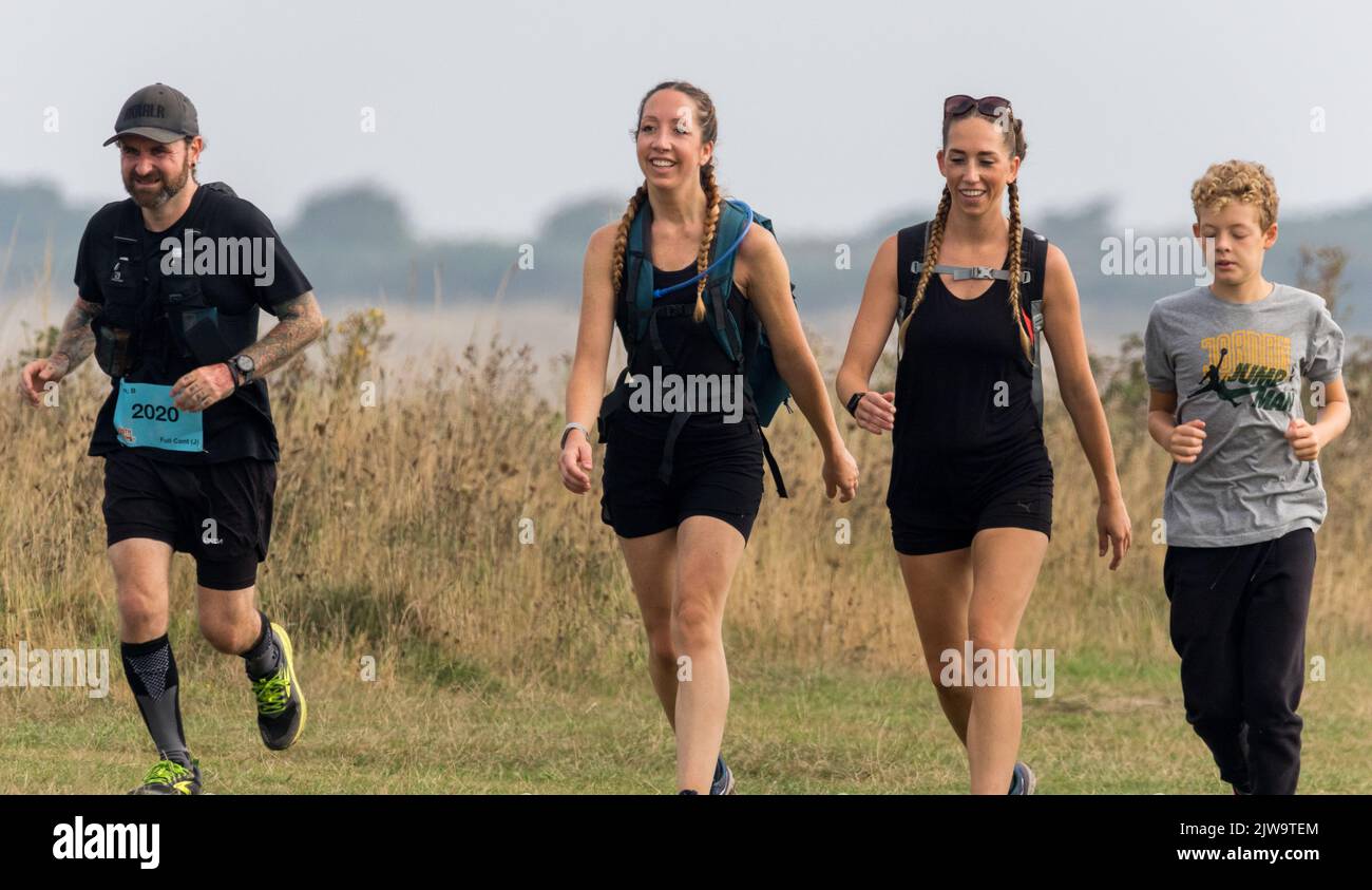 Runners and walkers start the South Coast challenge at for their chosen ...