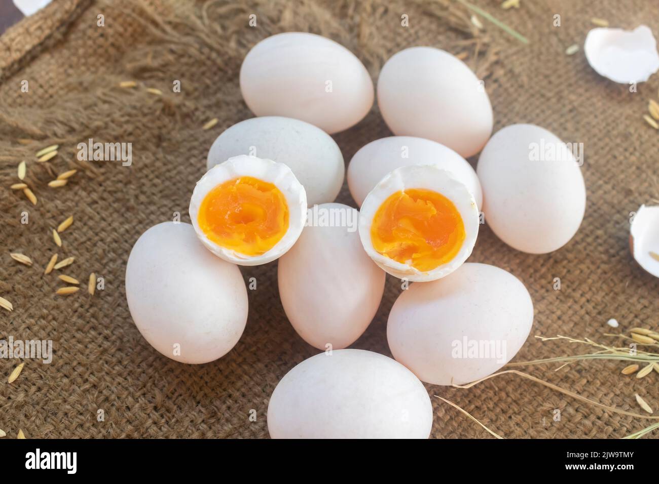 Cross section boiled egg hi-res stock photography and images - Alamy