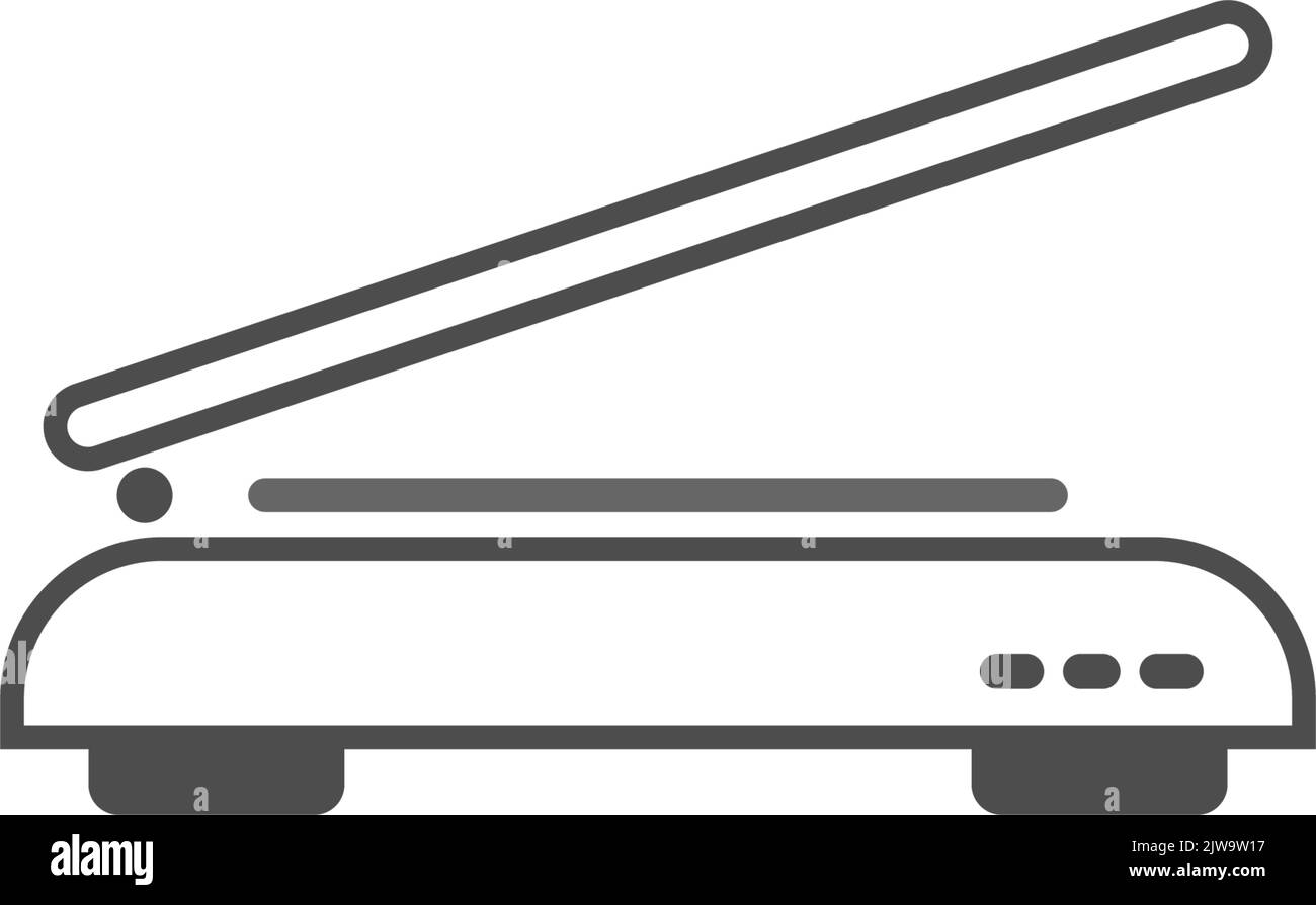 Scanner icon design illustration template Stock Vector Image & Art - Alamy