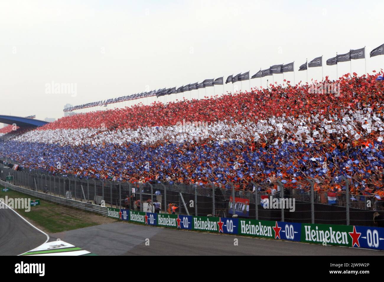 ZANDVOORT, Netherlands. , . in Zandvoort, the logest national flag by ...