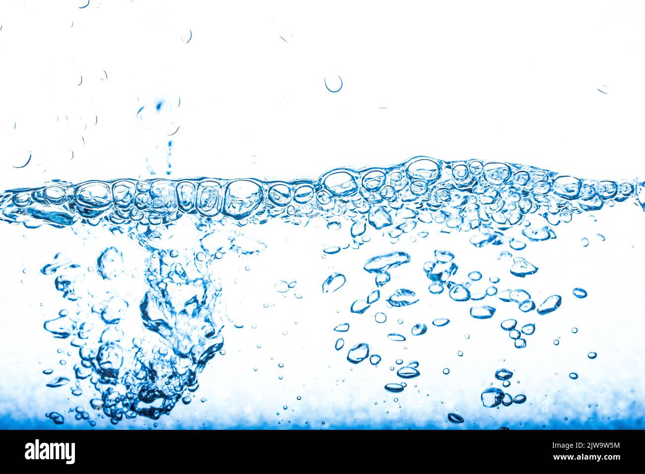 Bubbles in water as World Water Day concept Stock Photo - Alamy