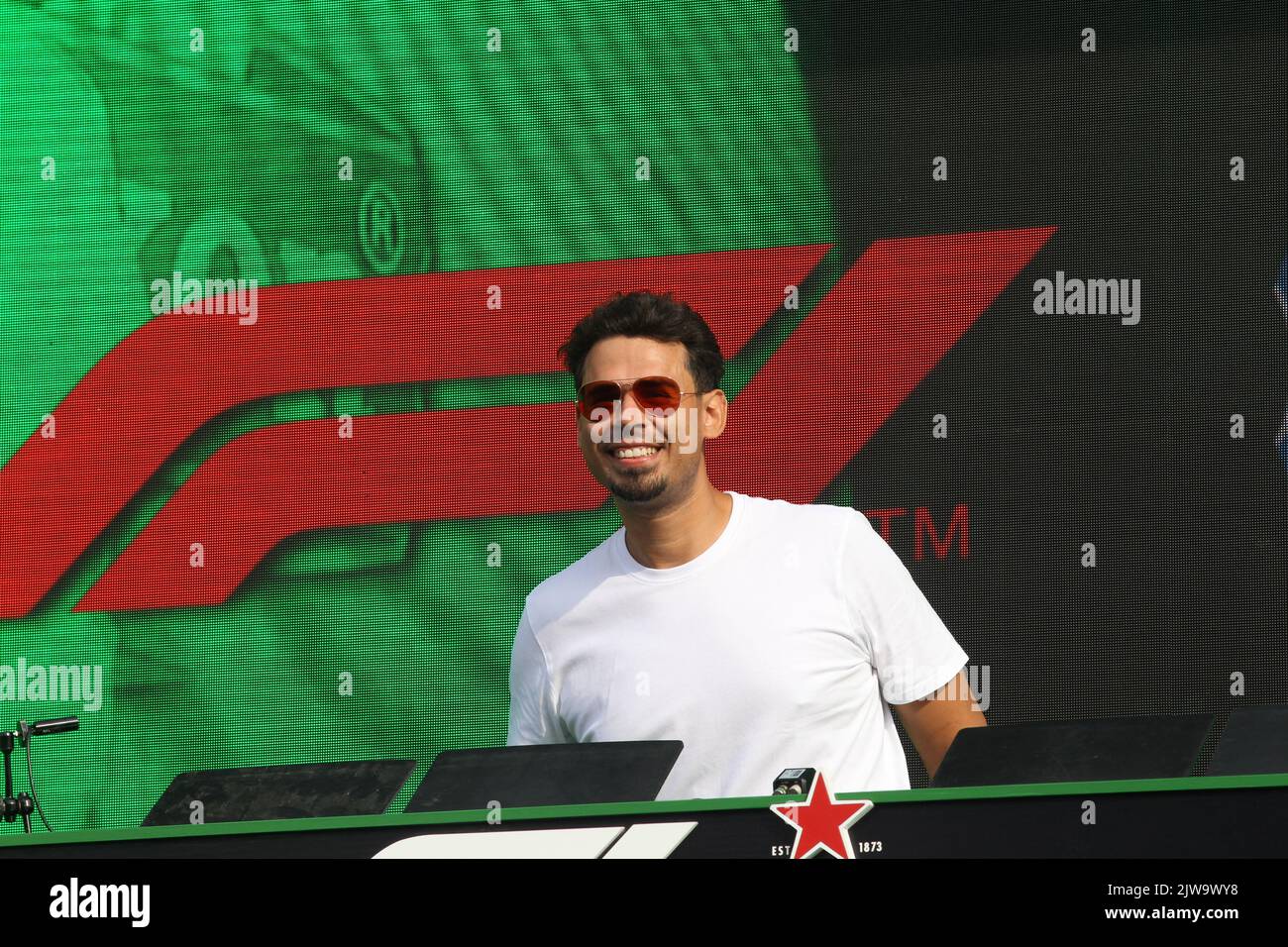 Dutch producer and dj afrojack performs live on stage hi-res stock ...