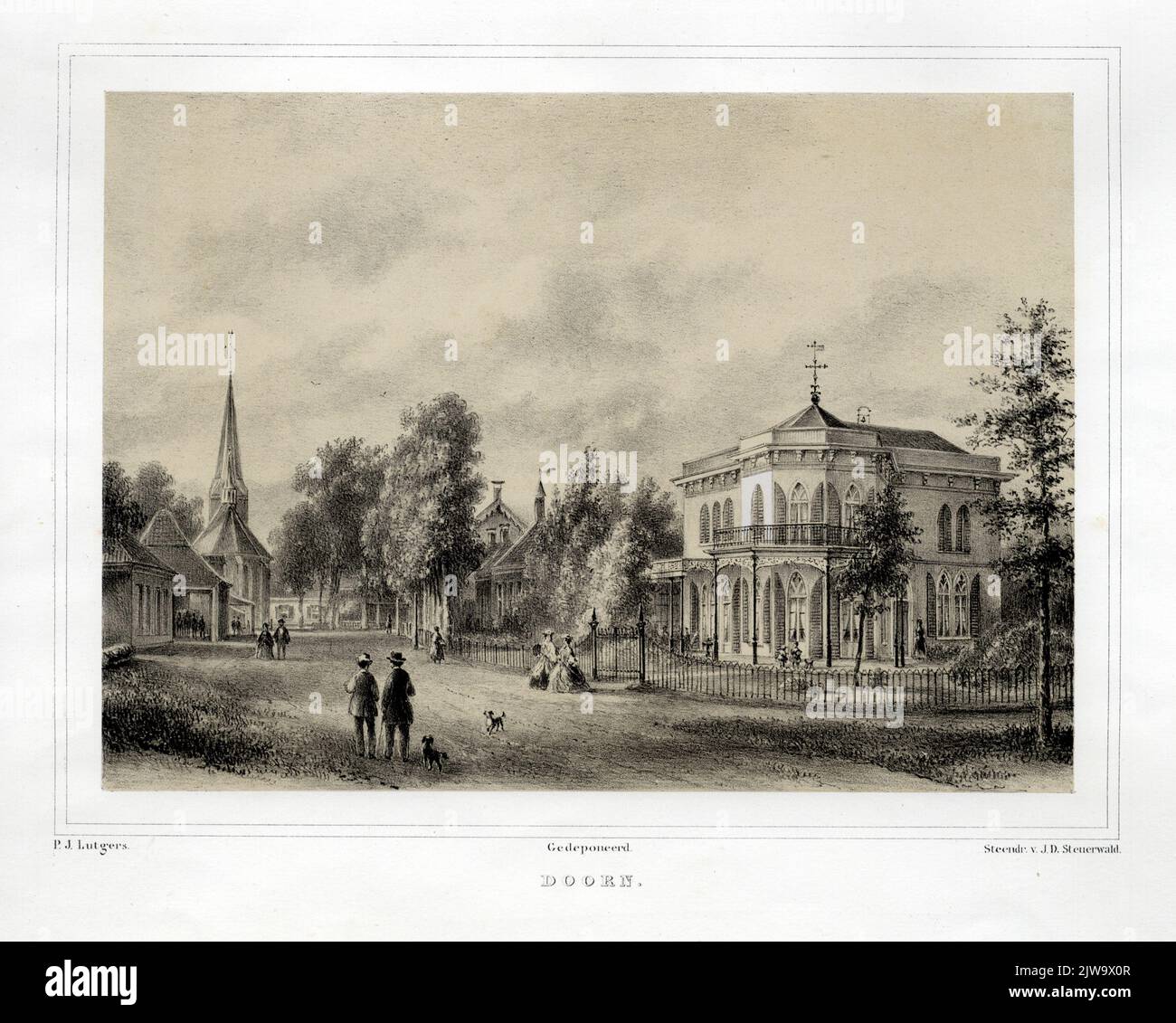 The house Doorn Stock Photo - Alamy