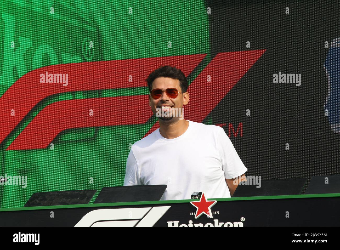 Dutch producer and dj afrojack performs live on stage hi-res stock ...