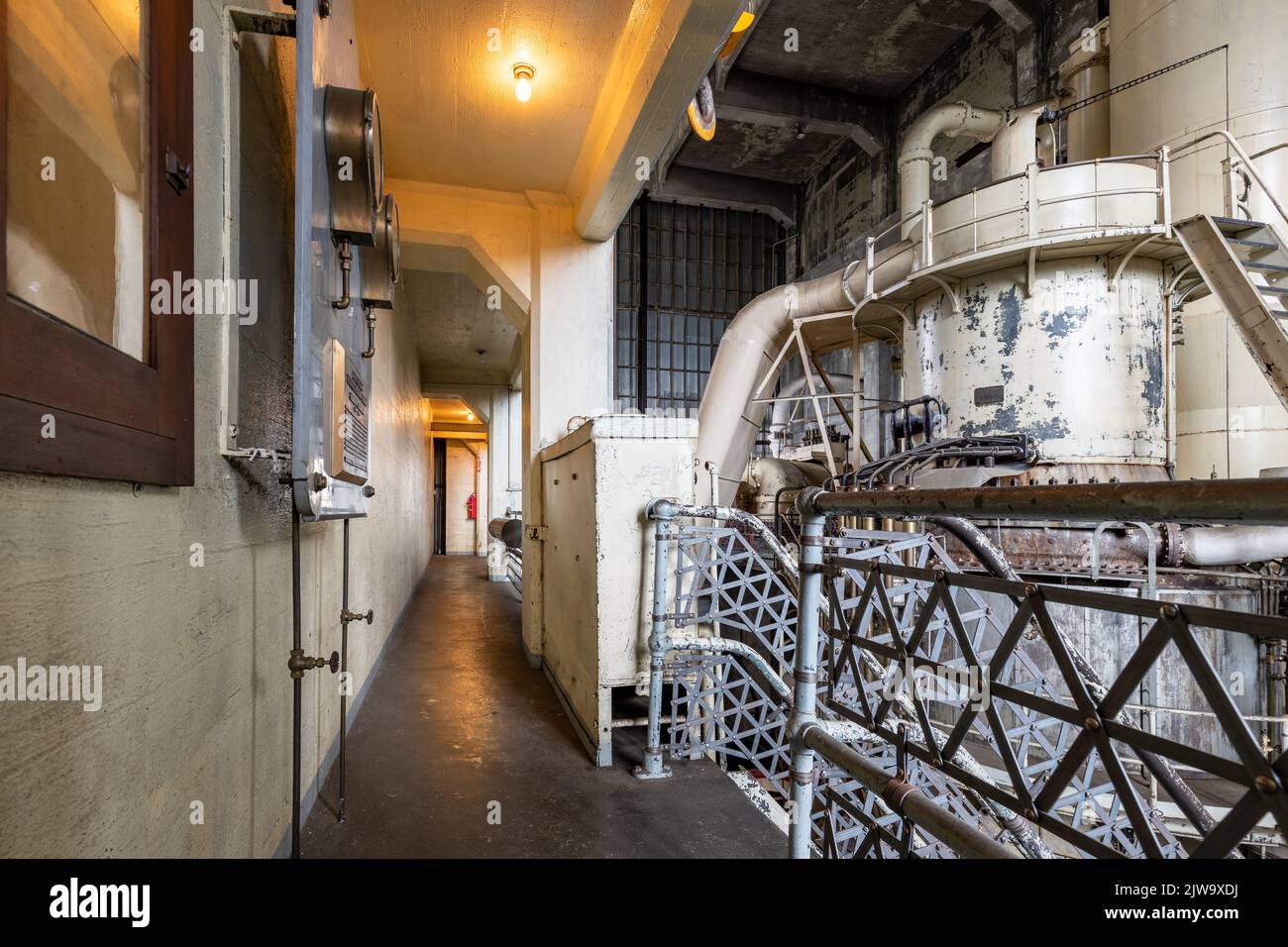Seattle, WA. USA -08-27-2022: Walkway at Georgetown Steam Plant Stock ...