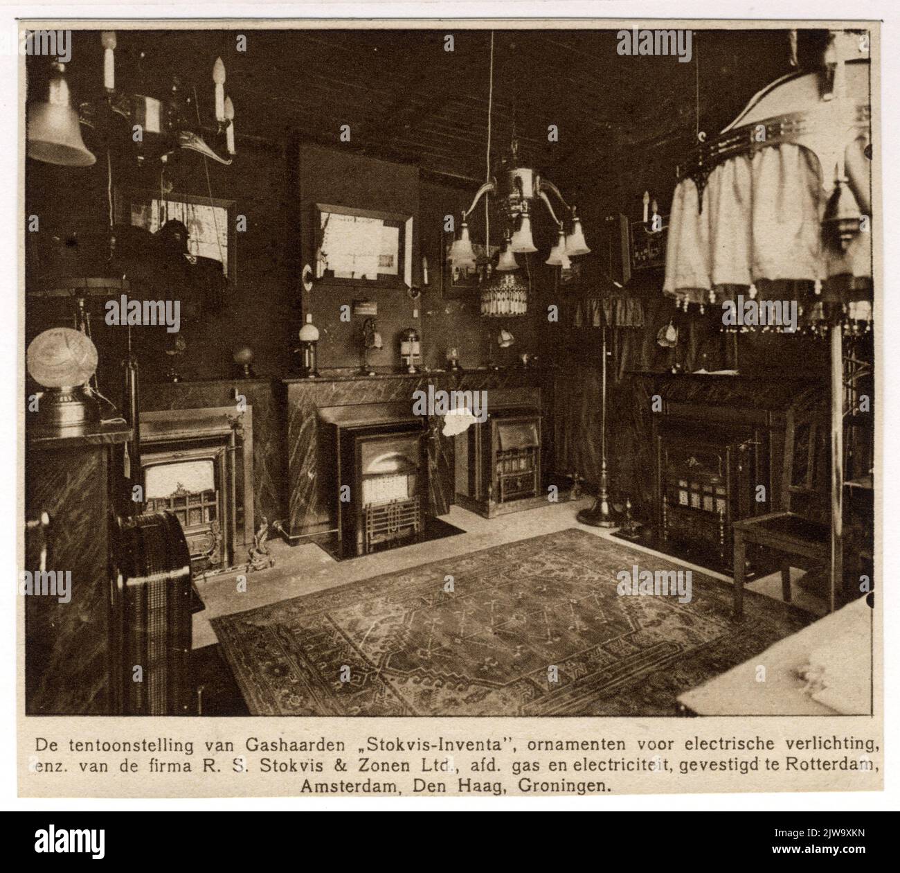 Interior of the monster room of the firm R.S. Stokvis & Zonen Ltd. in ...