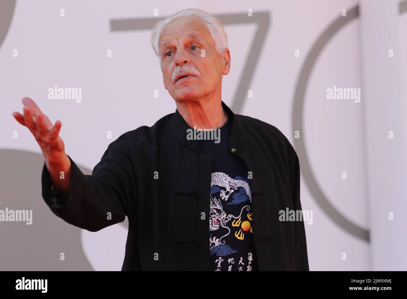 Italy, Lido di Venezia, September 04, 2022 : Actor Michele Placido ...