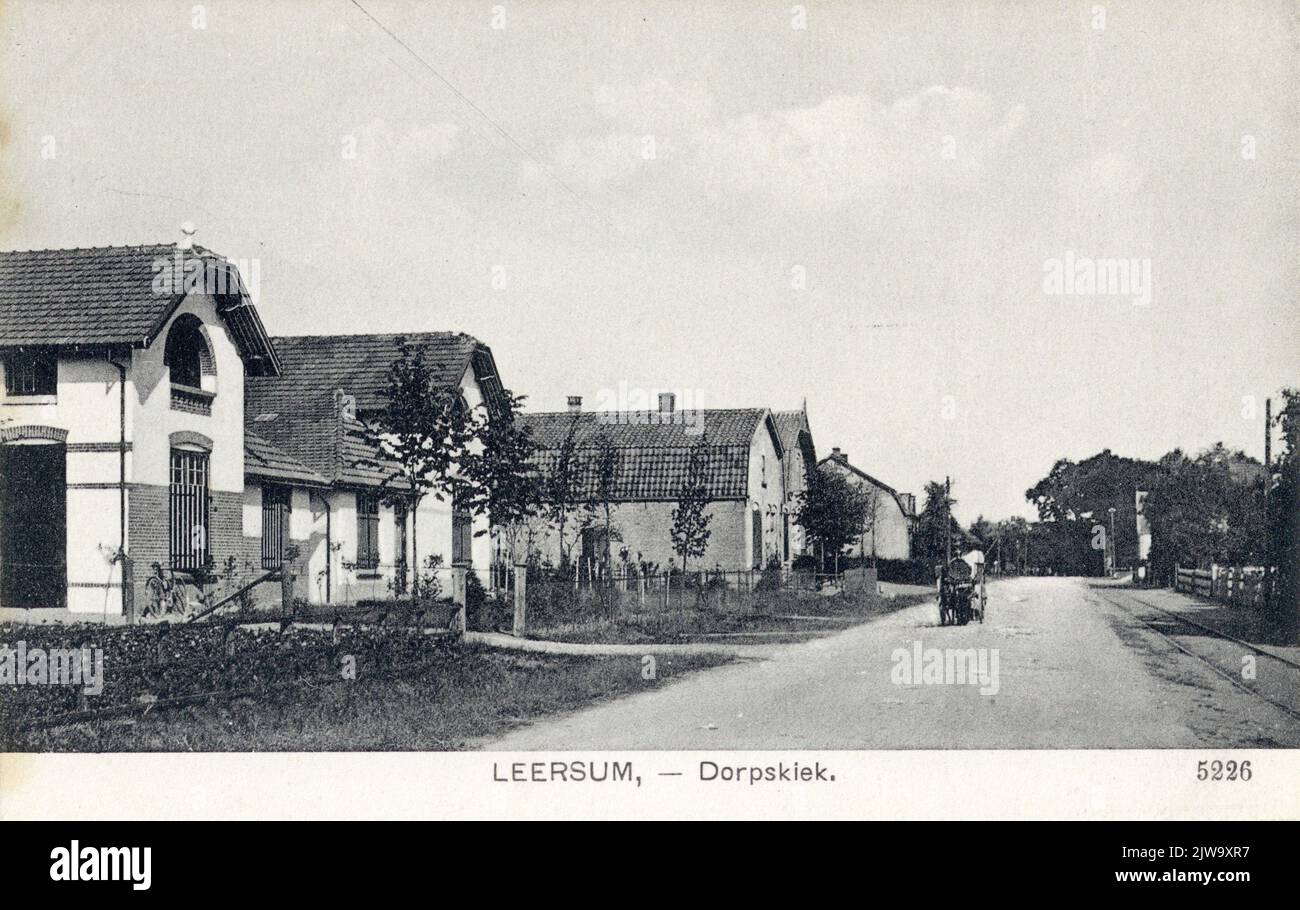View of the Rijksstraatweg in the built -up area of Leersum from the ...