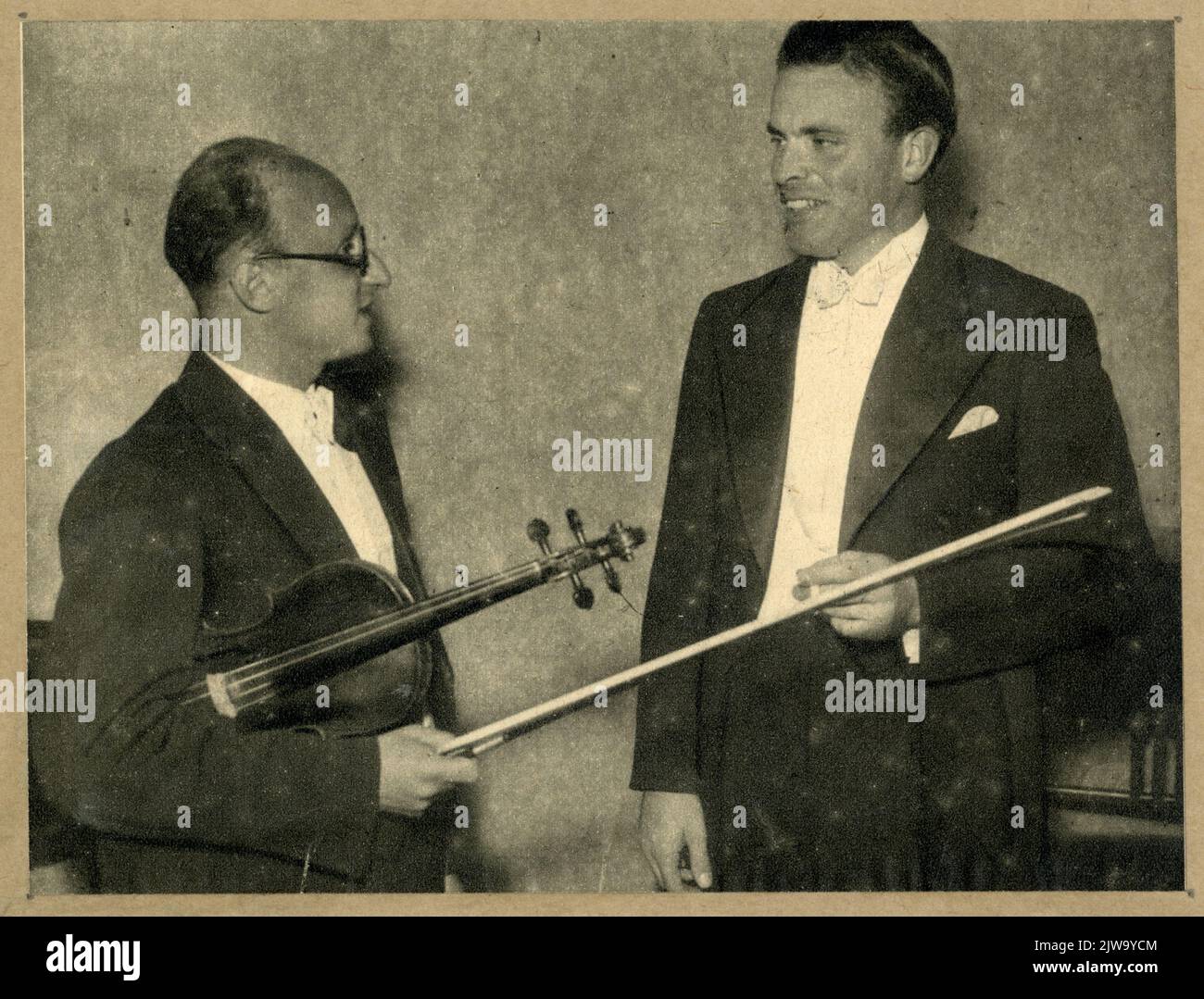Portrait of Willem van Otterloo, born 1907, conductor of the Utrechts ...
