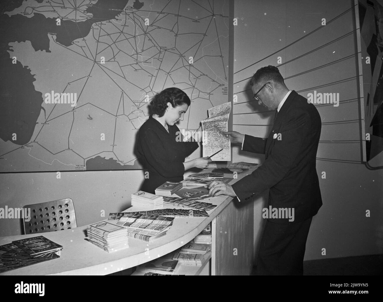 Image of the position of the N.S. at the spring fair in Utrecht Stock ...