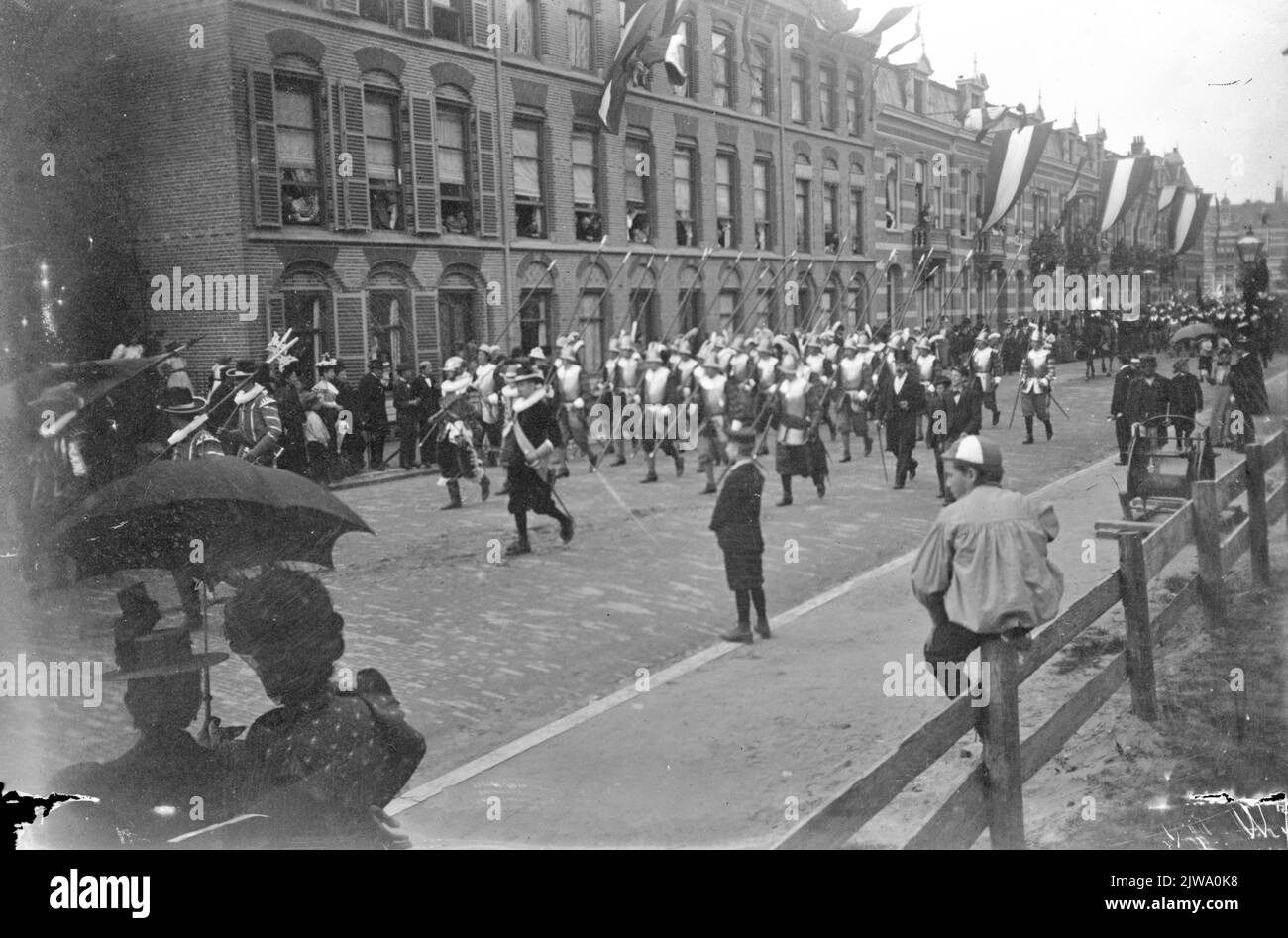 Image of the historic procession through the Ramstraat in Utrecht on ...