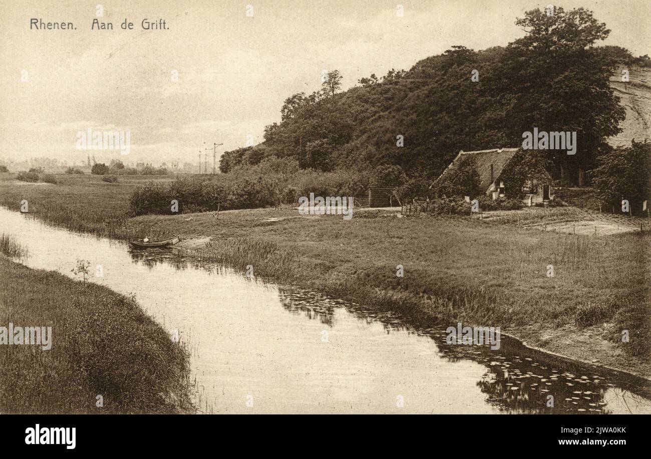 View of the Grift and the Grebbeberg in Grebbe (municipality of Rhenen ...