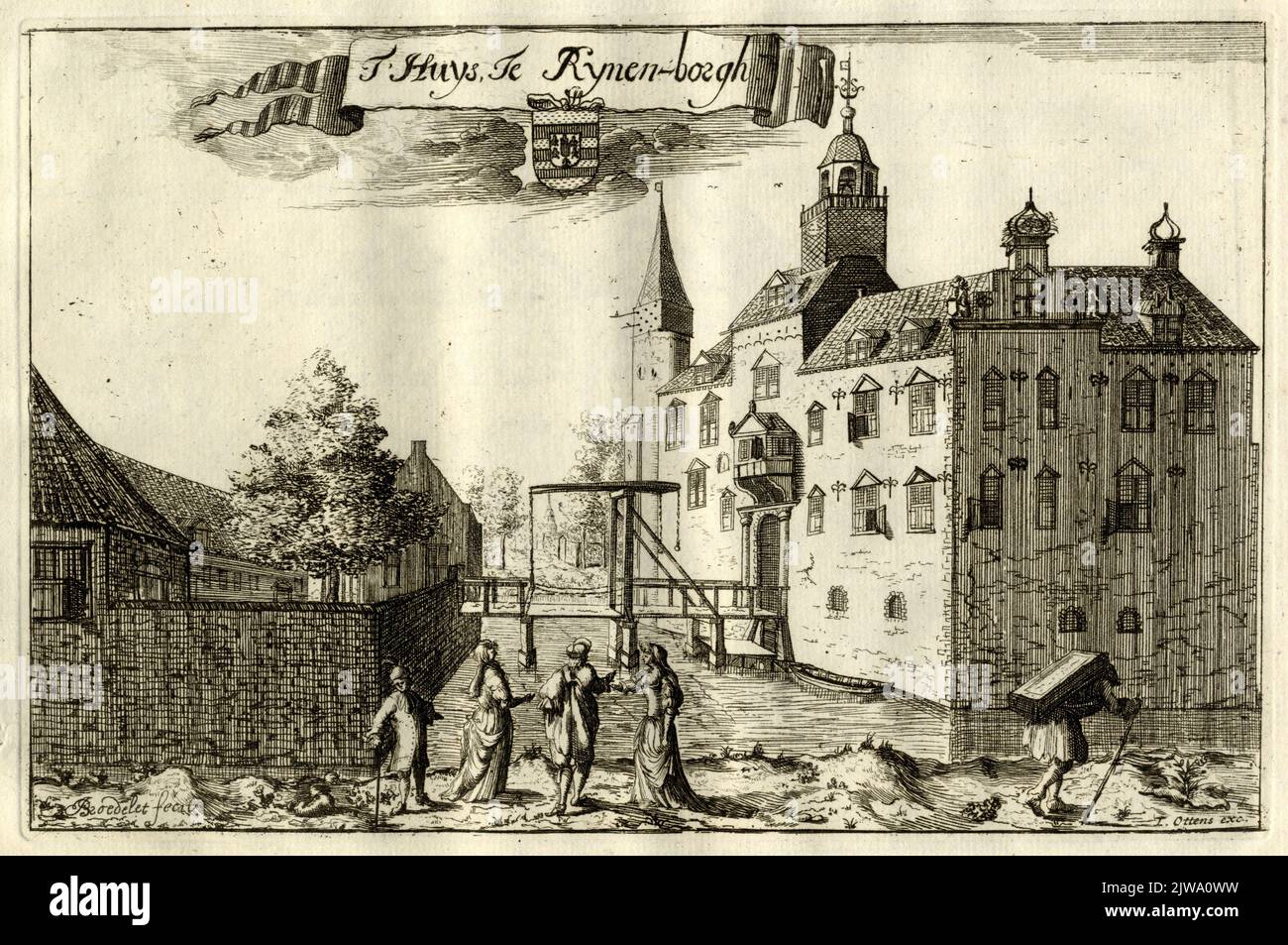 t 'Huys. in Rynen-Borgh Stock Photo - Alamy