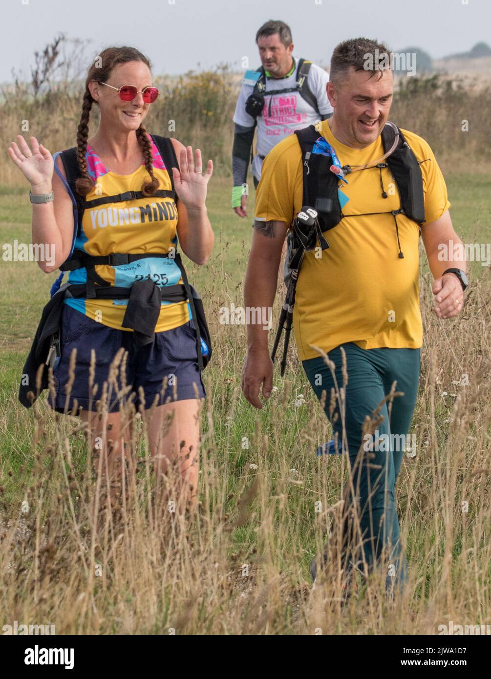 Runners and walkers start the South Coast challenge at for their chosen ...